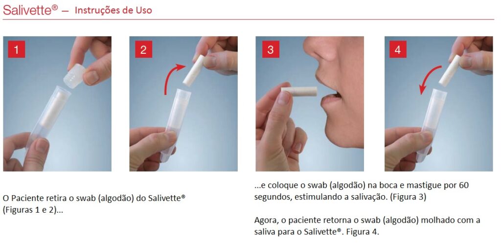TUBO SALIVETTE PARA COLETA DE SALIVA - SARSTEDT CIAL
